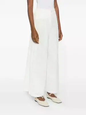 FORTE_FORTE Dot Trousers - White
