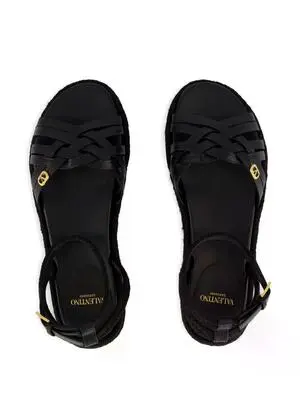 Valentino Garavani Vlogo Signature Interwoven Sandals