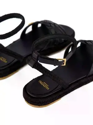 Valentino Garavani Vlogo Signature Interwoven Sandals