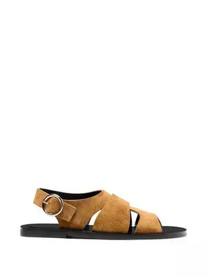 Proenza Schouler Capri Caged Sandals - Brown