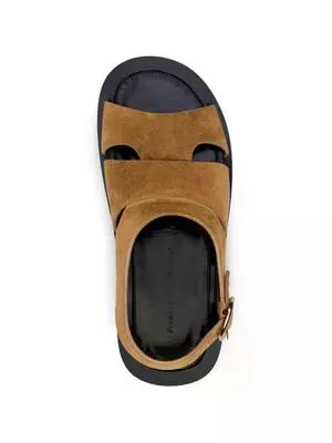 Proenza Schouler Capri Caged Sandals - Brown