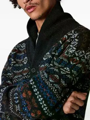 Paul Smith Patterned Shawl-collar Cardigan