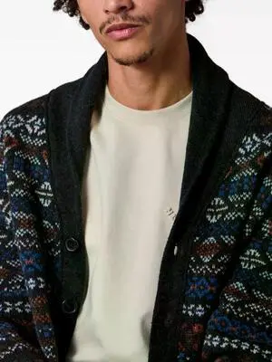Paul Smith Patterned Shawl-collar Cardigan