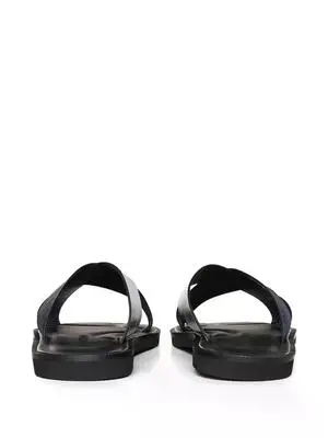 Emporio Armani Crossover-strap Sandals - Blue