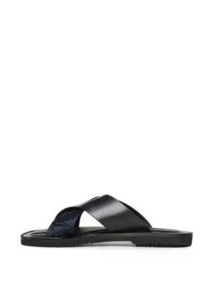 Emporio Armani Crossover-strap Sandals - Blue