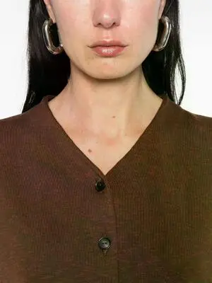 CORDERA Button Down Vest - Brown