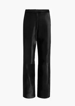 Khaite Borden Haircalf Pant - Black