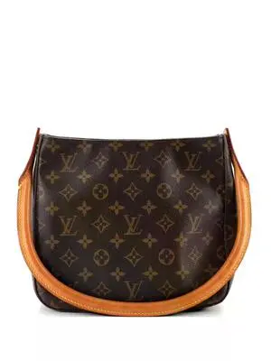 LOUIS VUITTON Looping Mm Satchel Monogram Canvas