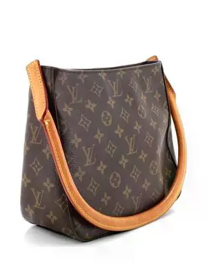 LOUIS VUITTON Looping Mm Satchel Monogram Canvas