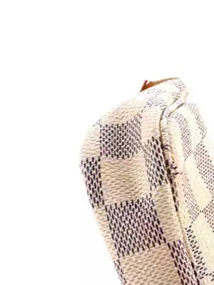 LOUIS VUITTON Pochette Accessoires Damier Clutch - White