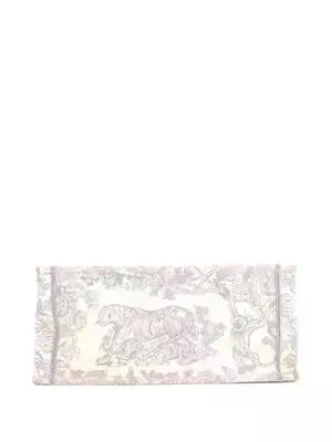 Dior Book Embroidered Canvas Medium Tote Bag - Grey