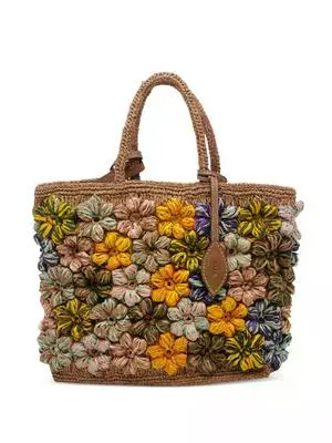 AFAR Floral Detailing Tote Bag