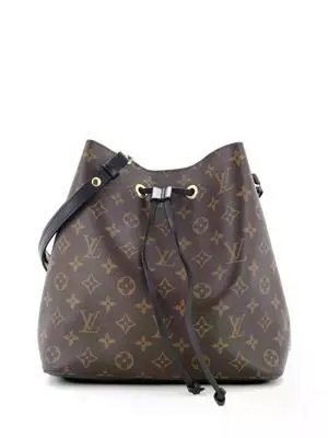 LOUIS VUITTON Neonoe Mm Bucket Bag Monogram Canvas - Brown