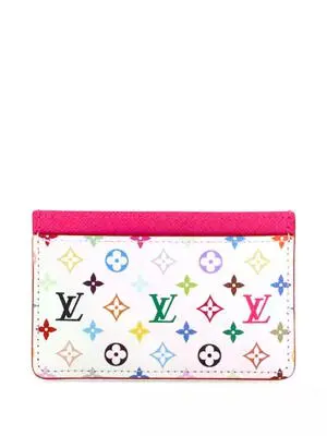 LOUIS VUITTON X Takashi Murakami Monogram Multicolor With Leather Card Holder - Multicolour