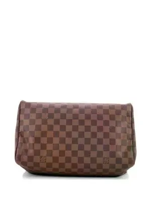 LOUIS VUITTON Speedy Damier 30 Satchel Handbag - Brown