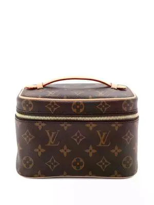 LOUIS VUITTON Vanity Case Monogram Canvas Mini Pouch - Brown