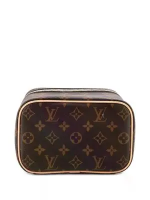 LOUIS VUITTON Vanity Case Monogram Canvas Mini Pouch - Brown