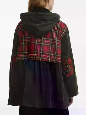 Barbour X Ganni Plaid-pattern Coat