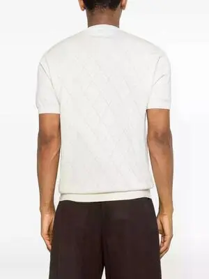 SCAGLIONE Argyle Pattern T-shirt