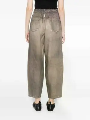 DEHA Elasticated-waist Trousers - Grey