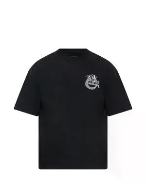 ALLSAINTS Terra Oversized Graphic-print T-shirt - Black