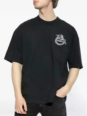 ALLSAINTS Terra Oversized Graphic-print T-shirt - Black