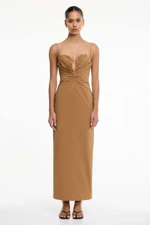 Significant Other SIGNIFICANT OTHER Quentin Maxi Dress - Cedar