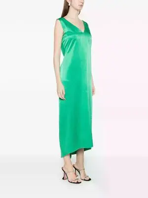 STEPHAN JANSON V-neck Midi Dress - Green