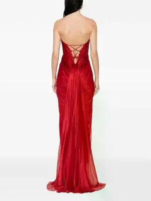 MARIA LUCIA HOHAN Julieta Draped Dress