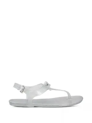 Michael Kors Logo-detail Sandals - Silver