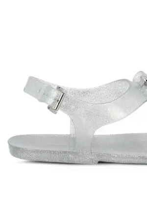 Michael Kors Logo-detail Sandals - Silver