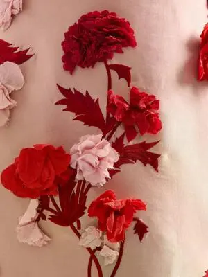 Erdem Floral Sleeveless Pencil Midi Dress