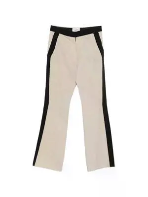 Coperni Contrasting-trim Trousers - Neutrals