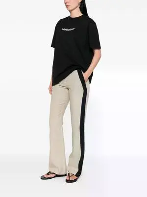 Coperni Contrasting-trim Trousers - Neutrals