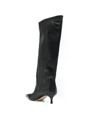 GISEL MOIRE Lory Pointed-toe Knee-high Boots