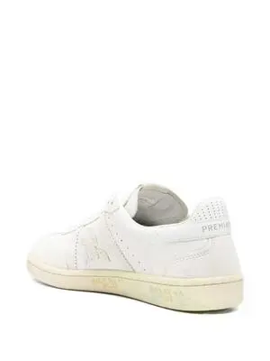 Premiata Perforated Leather Sneakers - Neutrals