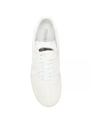 Premiata Perforated Leather Sneakers - Neutrals