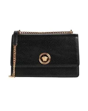 Versace Calfskin Cross-body Bag - Black