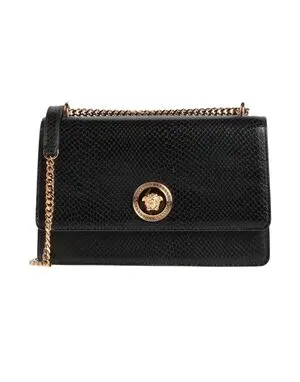 Versace Calfskin Cross-body Bag - Black