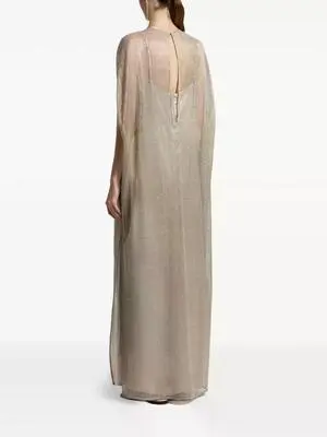 Peserico Sheer Maxi Dress
