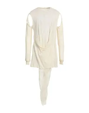 Rick Owens T-shirt Size Cotton, Silk - Cream