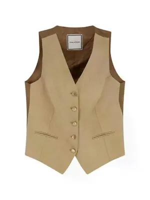 Tagliatore Button-front Waistcoat - Neutrals