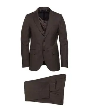 TOMBOLINI Suit Size Virgin Wool - Brown