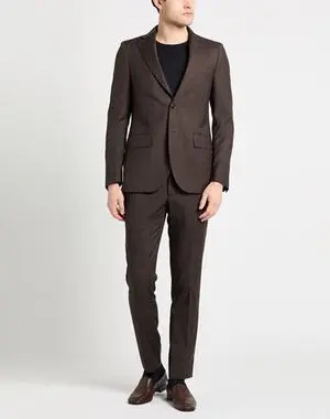 TOMBOLINI Suit Size Virgin Wool - Brown