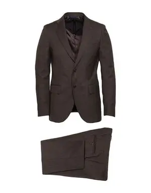 TOMBOLINI Suit Size Virgin Wool - Brown