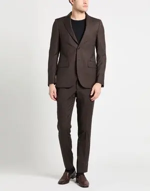 TOMBOLINI Suit Size Virgin Wool - Brown