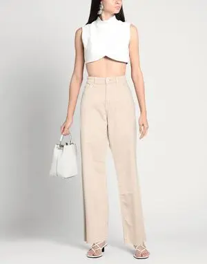 Good American Wide-leg Twill Pants
