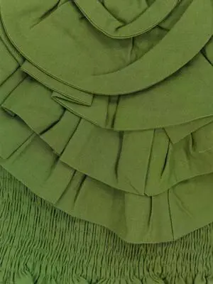 Farm Rio Ruffled One-shoulder Top