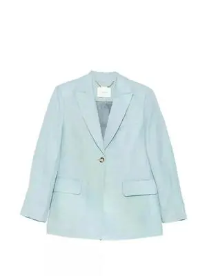 JOSEPH Linen Blazer - Blue