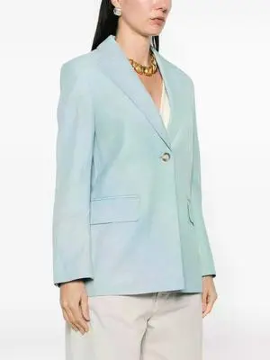 JOSEPH Linen Blazer - Blue